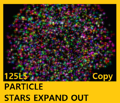 Second Life Marketplace - PARTICLE STARS EXPAND OUT